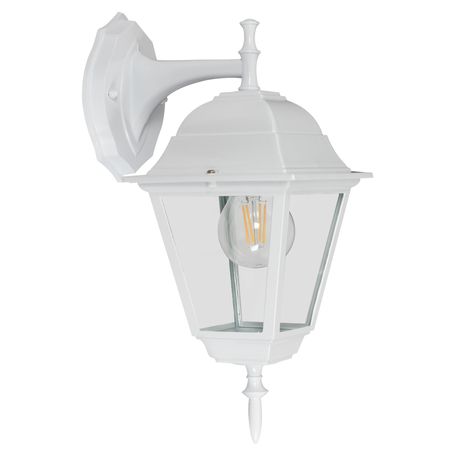 Brightstar L202 White 4 Panel Up Facing Wall Lantern – Lightworld Online